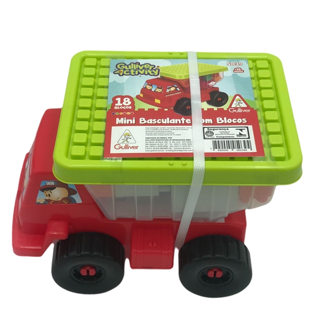 Caminhão Mini Basculante com Blocos Gulliver Activity - Caminhão Mini ...